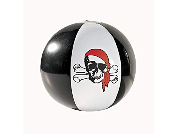 Fun Express Inflatable Pirate Beach Ball