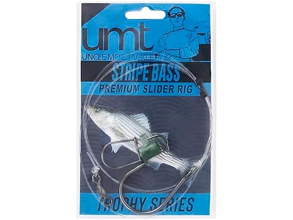 Uncle Mo's Tackle 10-Pack Slider Rig 6/0 or 8/0 Bass