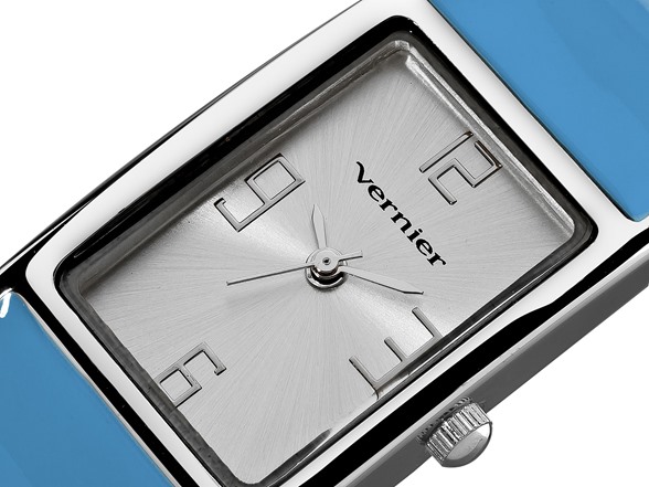 Vernier Women's VNR11134 Color Block Bangle Watch