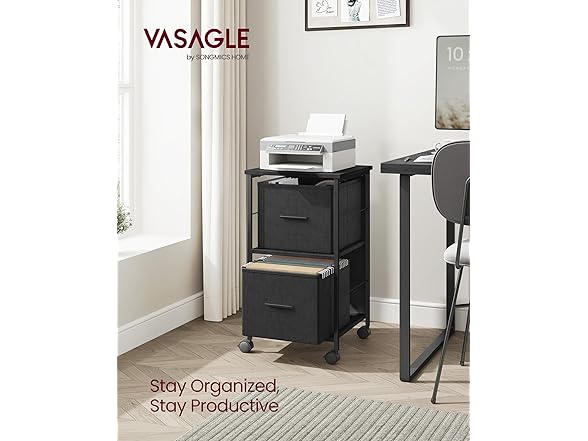 VASAGLE 2-Drawer File Cabinet