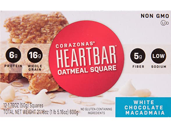 Corazonas Heartbar Oatmeal Square