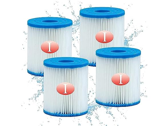Type I Filter Cartridge for Pools 4 Pack