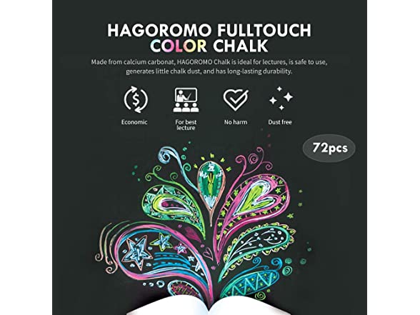 HAGOROMO Fulltouch Color Chalk 1 Box