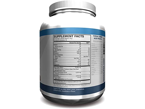 Alpha Vegan Protein, Chocolate, 2.2 lbs