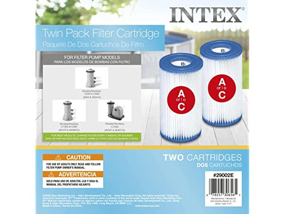 Intex Type A Filter Cartridge for Pools