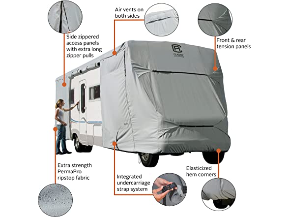 Classic Accessories Class C RV Cover