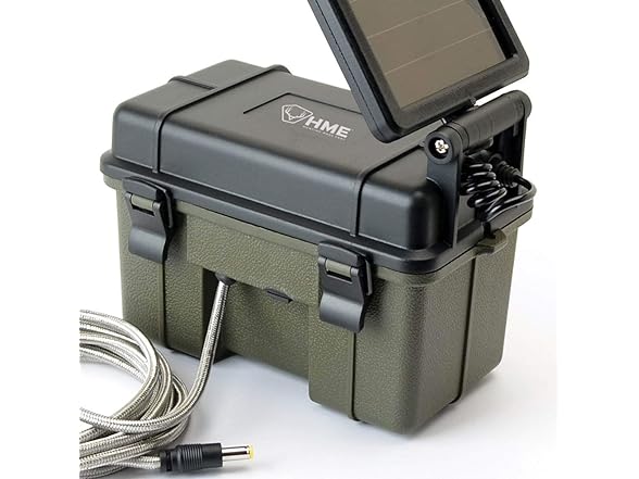 HME Trail Camera 12V Solar Auxiliary Power Pack