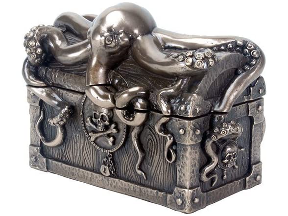 Octopus Pirate Treasure Chest Box