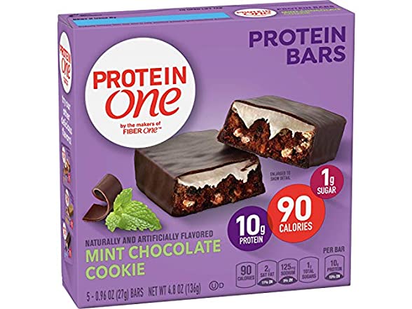 Fiber One 90 Calorie Protein Bars, Mint Chocolate Cookie