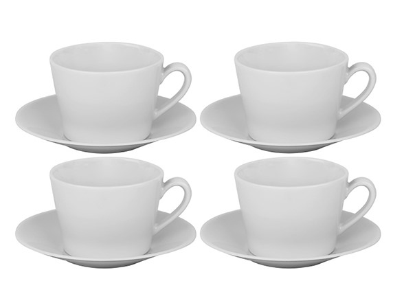 Soho Cup and Saucer - Set of 4