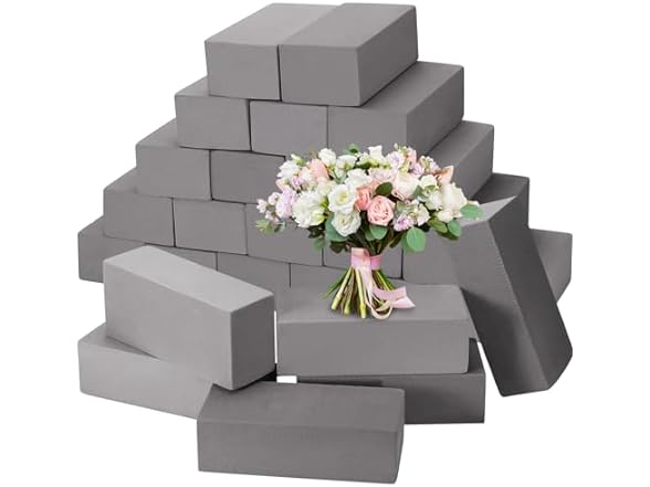 30 Pieces Dry Florist Foam Bricks