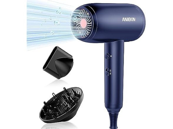 ANIEKIN B0B3HTLCV2 Hair Dryer Blue