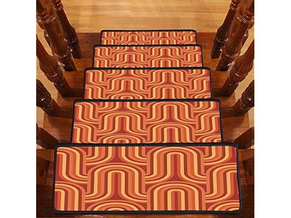 70s Retro Steps 13PCS Runners for Stairs