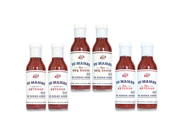 Yo Mama's Condiments Favorites 6 Pack