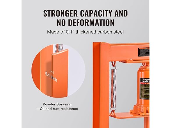 VEVOR Hydraulic 6 Ton H-Frame Garage Flo