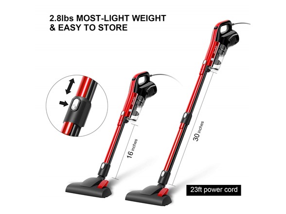 GeeMo 4 in 1 Cord Stick Vacuum