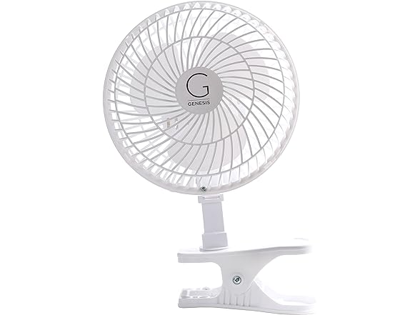 Genesis 6-Inch Clip Convertible Table-Top & Clip Fan 401249