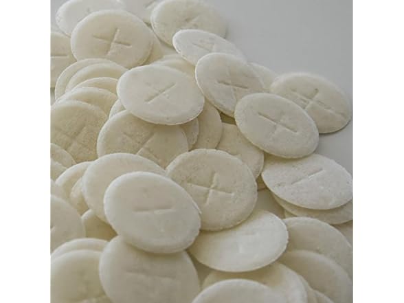 Altar Bread White Host Cross Design 1000ct