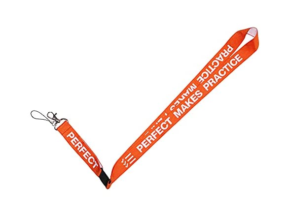 Dengker Orange 24.8in/63cm Neck Lanyard