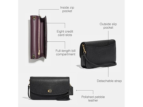 Coach Pebble Leather Hayden Crossbody