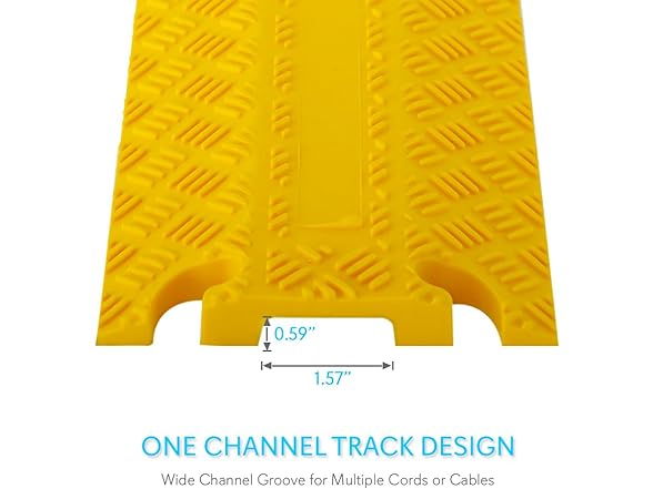 Pyle Durable Cable Protection Ramp Cover