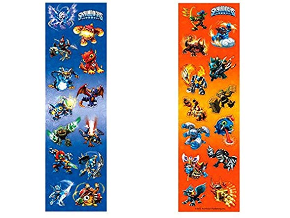 Skylanders Sticker Strips Party Favor