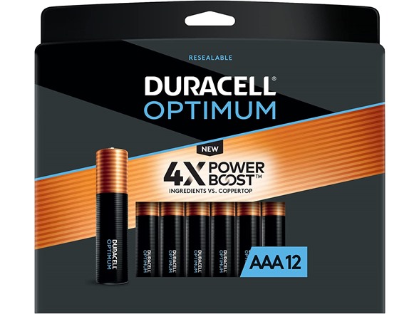 (12 Pack) Duracell Optimum AAA Batteries