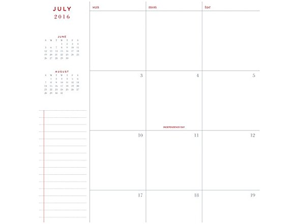 AT-A-GLANCE ACADEMIC YEAR WEEK