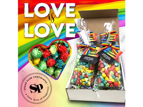 Sugar Plum’s Rainbow Popcorn Box