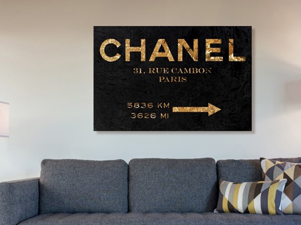 Couture Road Sign Night (4 Sizes)