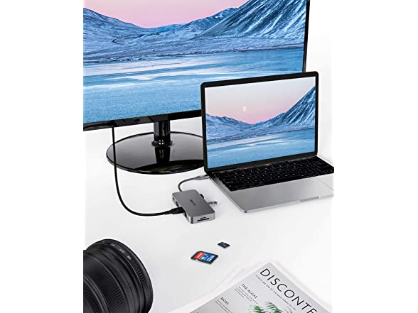 EUASOO ES-HB006 10 in 1 USB C Hub Adapter