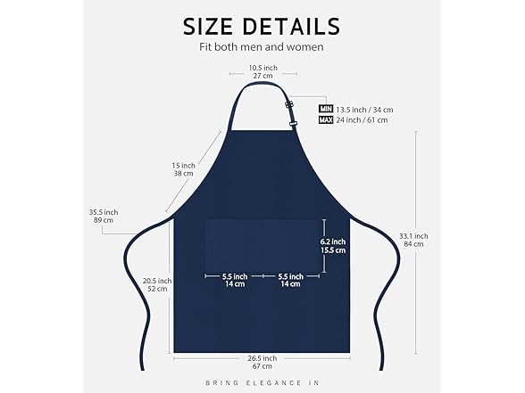 Syntus 12 Pack Bib Apron