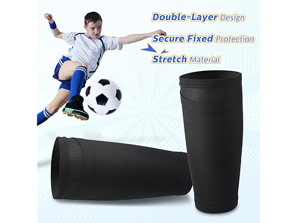 4 Pairs Soccer Shin Guard Sleeves