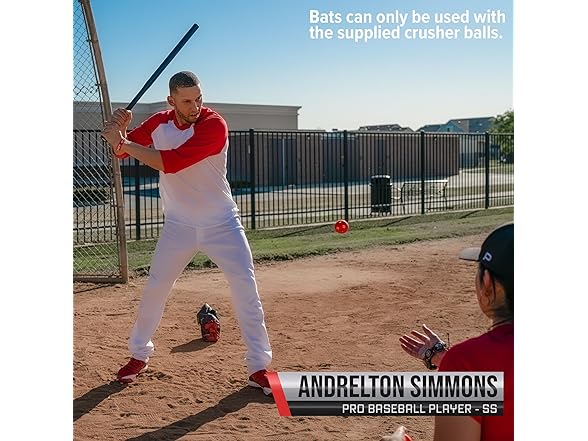 Slim Overload Training Bats + 12 Balls