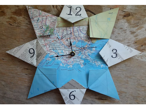 Beautiful Origami Clock