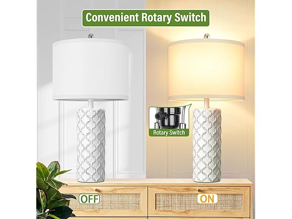 VerRon Farmhouse Table Lamps