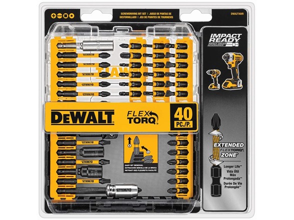 DeWALT 40-Pc FlexTorq Screwdriving Bit Set