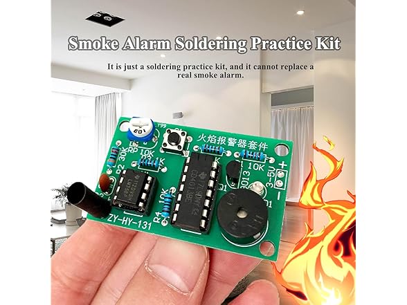 Smoke Alarm Soldering Practice Kit
