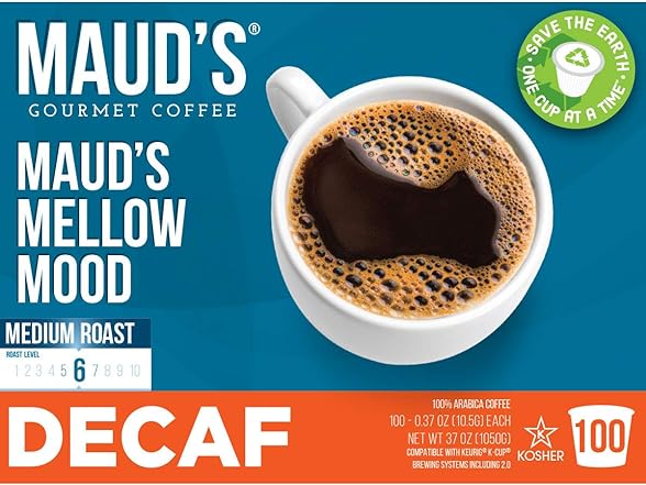 Maud’s Mellow Mood Pods Decaf 96ct