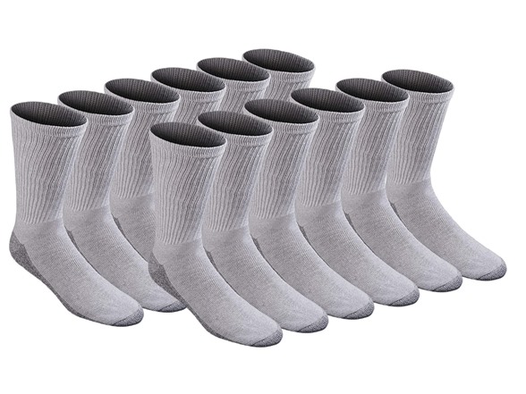 Dickies All-Purpose Work Crew Socks (12 Pairs), Large