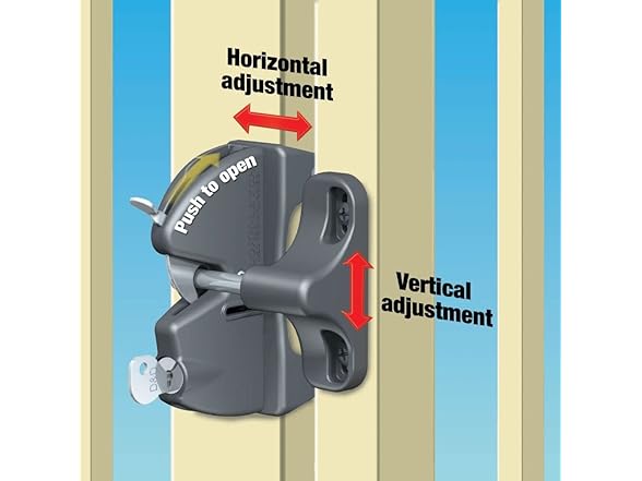 LokkLatch Automatic Keyed Gate Lock