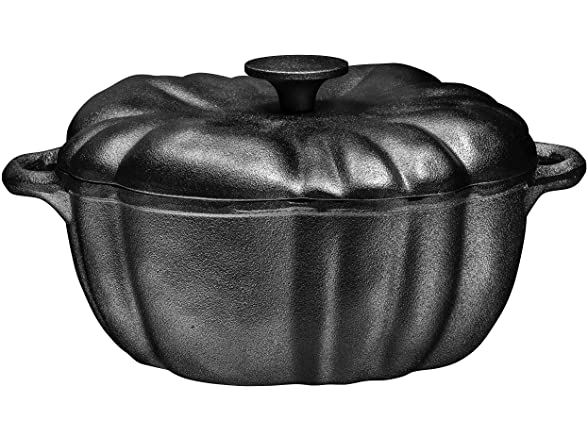 Pre-Seasoned Cast Iron 4-Quart Pumpkin Soup Pot