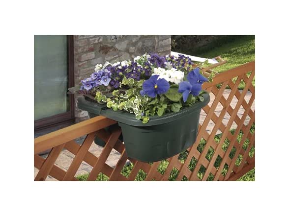 Double-Sided Adjustable Rail Planter