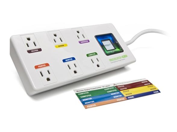 Monster Power 6-Outlet Digital PowerCenter with Dual Mode Plus