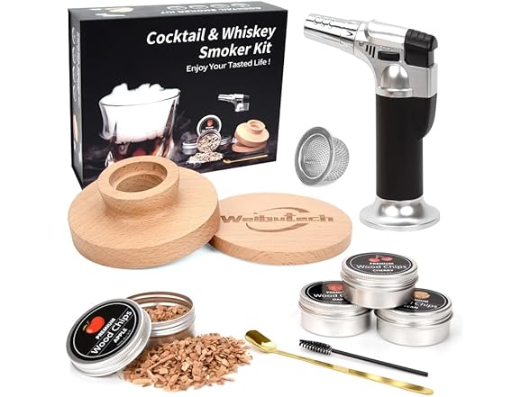 Cocktail Whiskey Smoker Kit