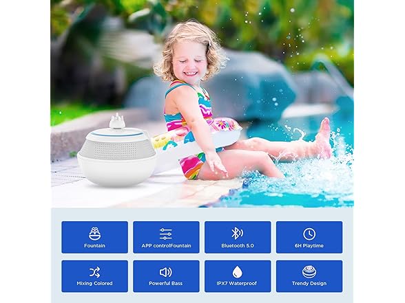 Maraawa Floating Waterproof Pool Speaker