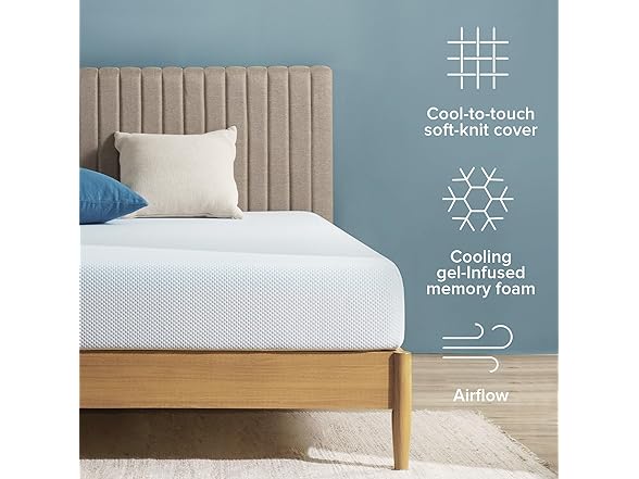 Zinus Twin 8" Green Tea Cooling Memory Foam Mattress